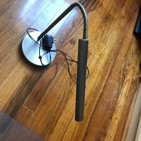 Intertek | Office | 47 In Satin Indoor Led Gooseneck Table Lamp | Poshmark